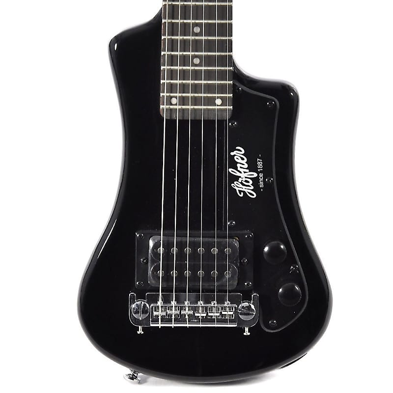 Hofner CT Shorty Travel Guitar Black | Reverb