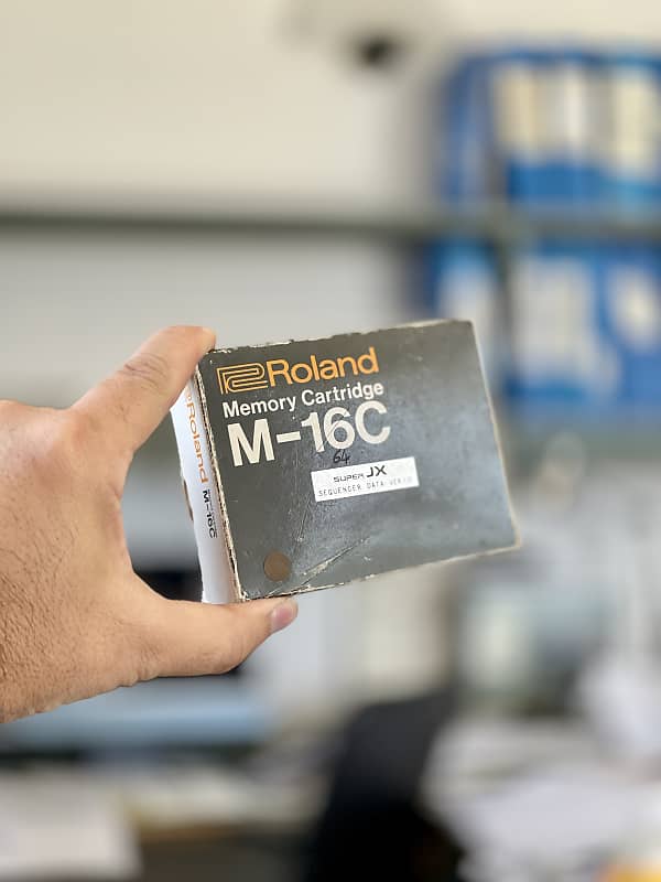 Roland M-16C (sequencer data for super jx) Memory Card | Reverb