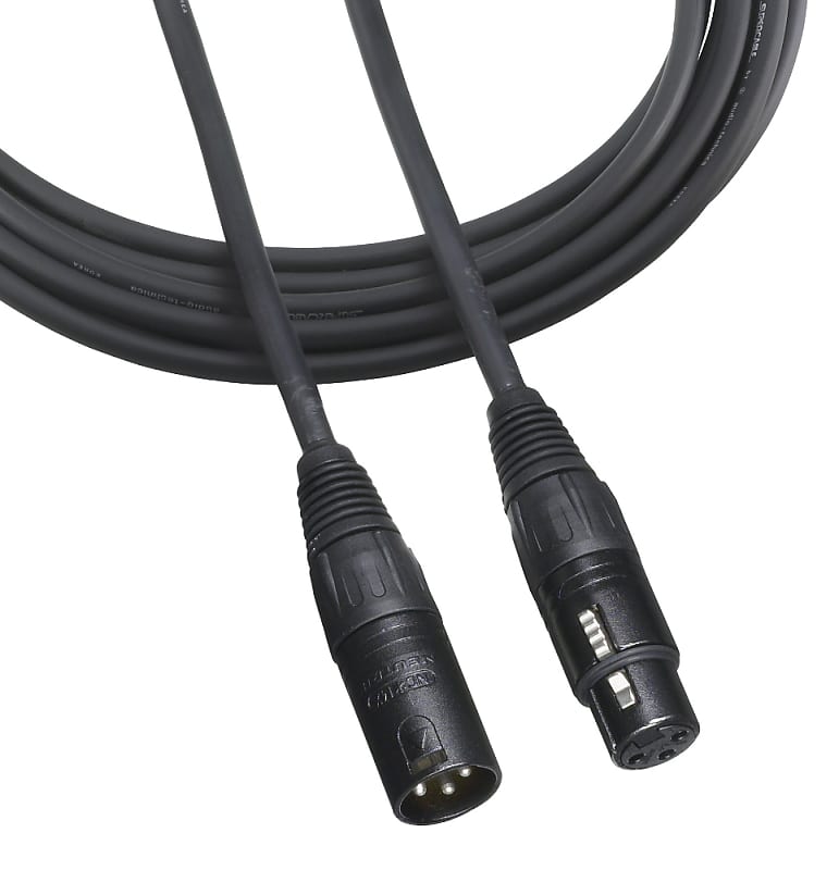 Audio-Technica AT8314-10 10' Premium Microphone Cable, Male | Reverb