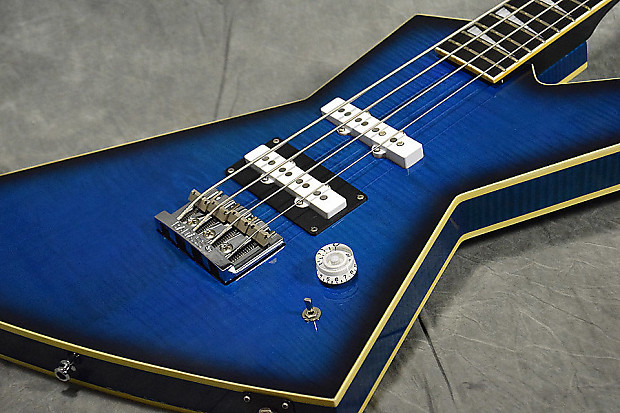 ESP Explorer type bass Order model Blue Sunburst | Reverb
