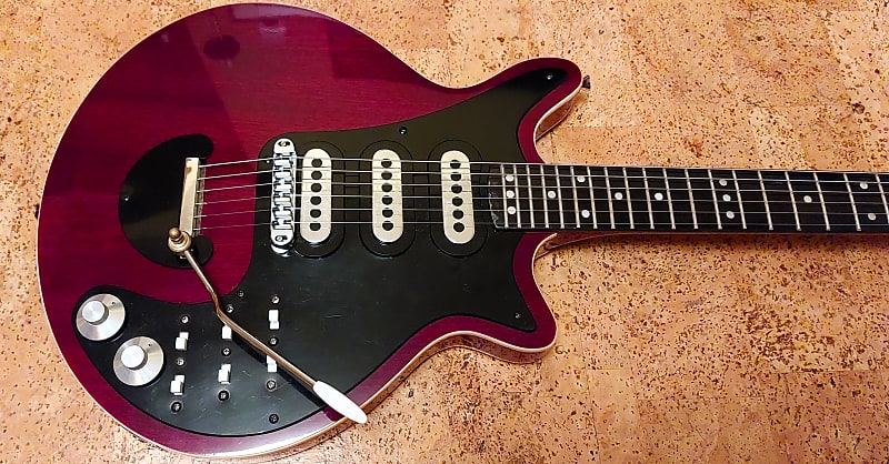 Brian May Red Special masterbulid - red | Reverb