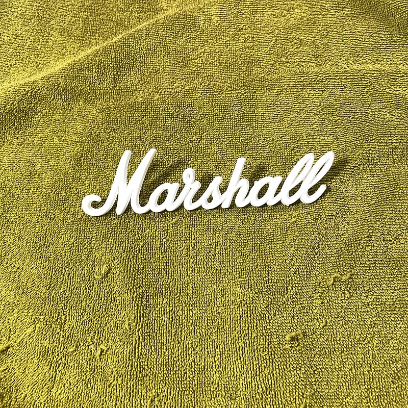 Marshall Logo new - white | Reverb