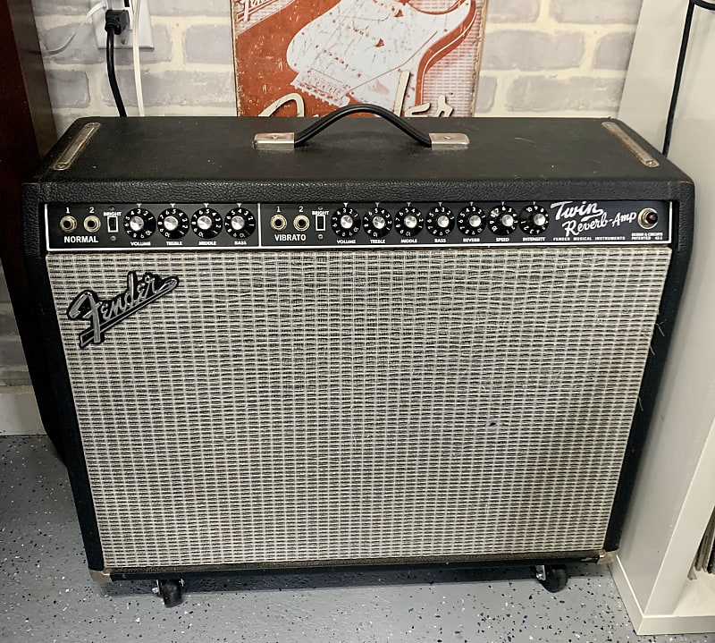 Fender Twin Reverb 2-Channel 100-Watt 2x12" Guitar Combo 1972 | Reverb