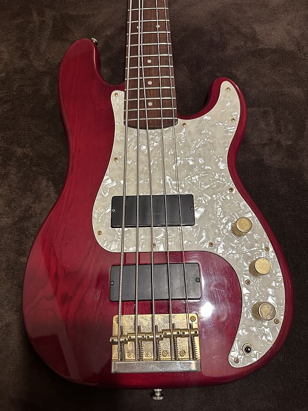 1990’s Fender Precision ProTone Bass 5-String MIK Electric | Reverb