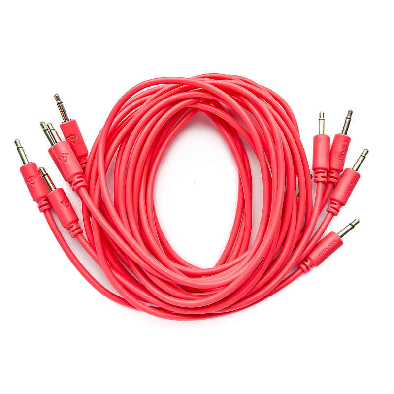 Black Market Modular 3.5mm Patch Cable 5-Pack - 100cm/40" - | Reverb