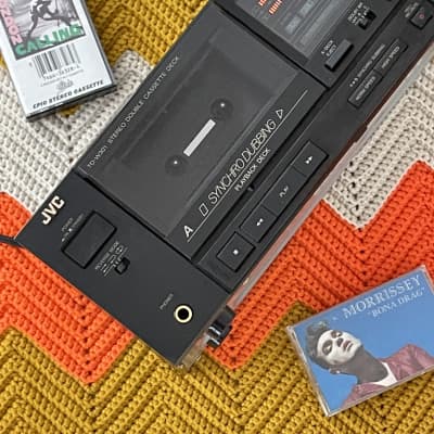 JVC Double Tape Deck - 1980’s Beautiful Sounding Deck! - | Reverb