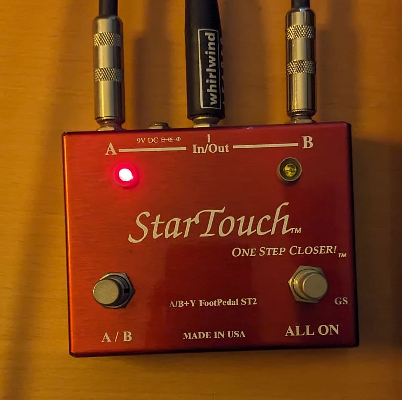 Startouch ST2-DC A/B+Y Footswitch 2006 - Red | Reverb