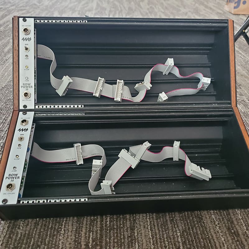 120hp Moog Mother 32 Cases X2 Powered by 2, 4ms Power 30's | Reverb