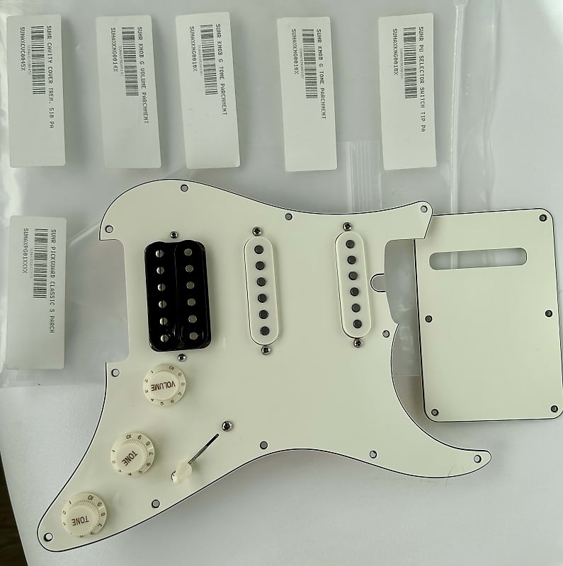 Suhr Original Pre-Wired Pickguard (V63 + Asatobucker) | Reverb UK