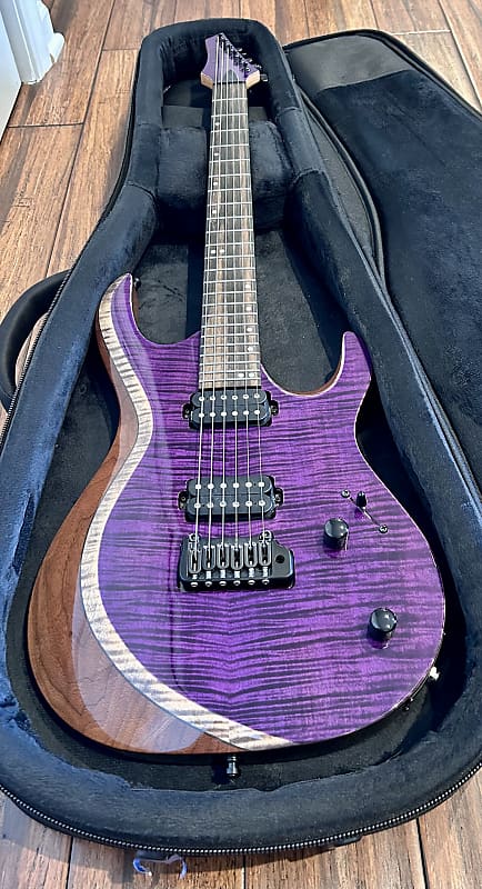 Kiesel Aries 2022, Flamed Maple, Translucent Purple, Walnut, | Reverb