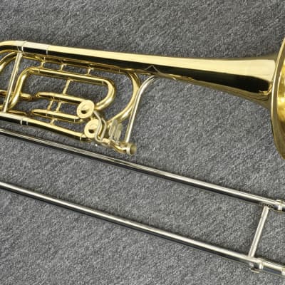 King Duo Gravis Double Trigger Bass Trombone | Reverb