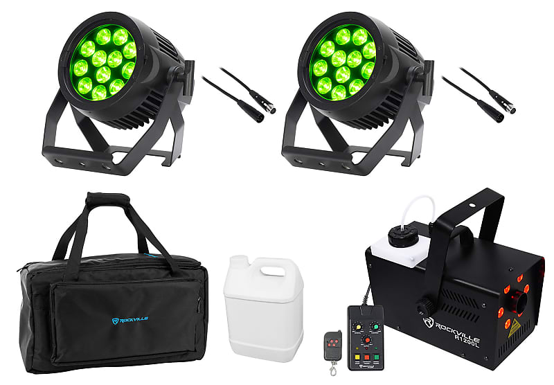 (2) American DJ Encore LP12IP Outdoor LED DMX Par Wash | Reverb