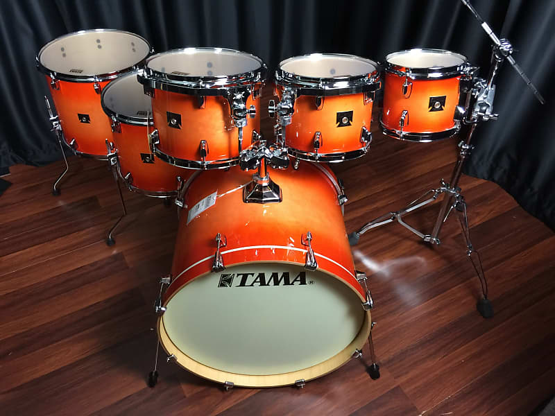 TAMA Superstar Classic Maple Tangerine Lacquer Burst Lacquer | Reverb