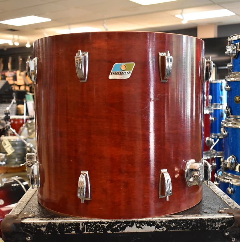 Vintage Ludwig Early 80's 18" Floor Tom Shell w/ Hardware in | Reverb