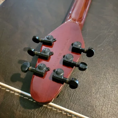 1986 Guild Brian May BHM1 Cherry Quilt Top Electric Guitar | Reverb