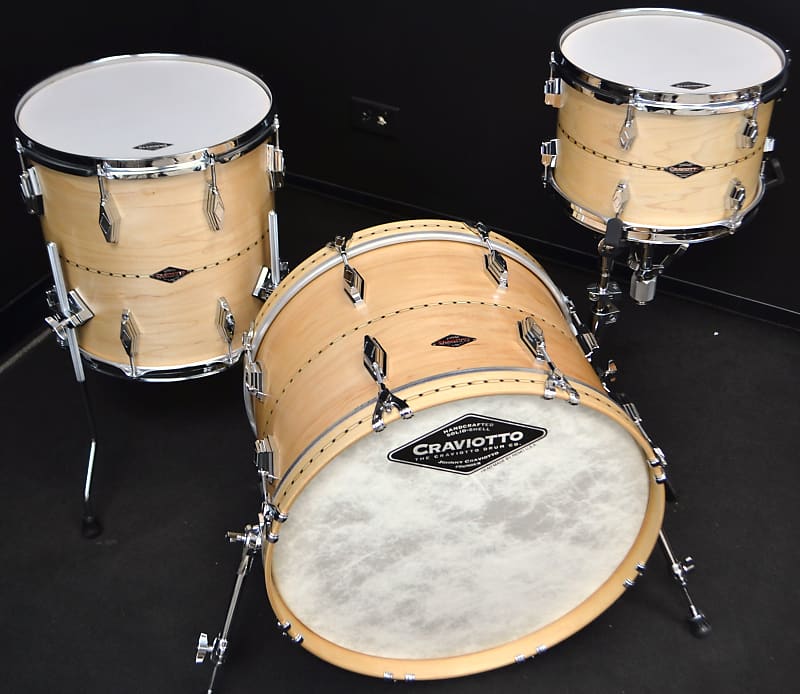 Craviotto 12/14/20 solid maple drum set. 14x22 optional 2021. | Reverb