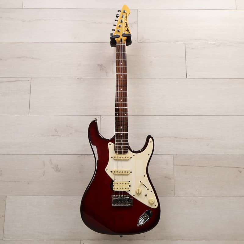 Aria Pro II Fullerton HSS Electric Guitar - Dark Red Finish | Reverb