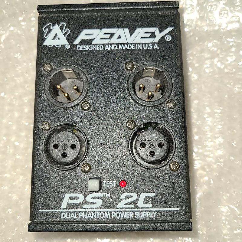 Peavey PS 2C duel phantom power supply | Reverb