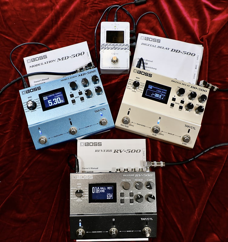 Boss DD-500, MD-500, RV-500 Combo 2017 - Steel | Reverb