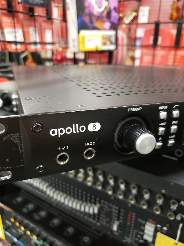 Universal Audio Apollo 8 UAD2 QUAD Rack Interface w/ TB3 | Reverb