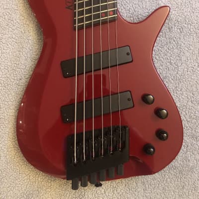 Kiesel 6 string, Multi Scale, Headless Red | Reverb
