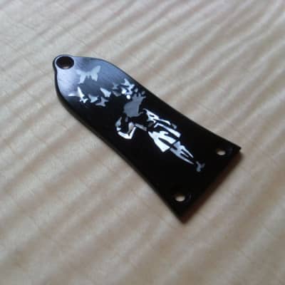 Custom Ebony Truss Rod Cover fits Epiphone style guitars, | Reverb