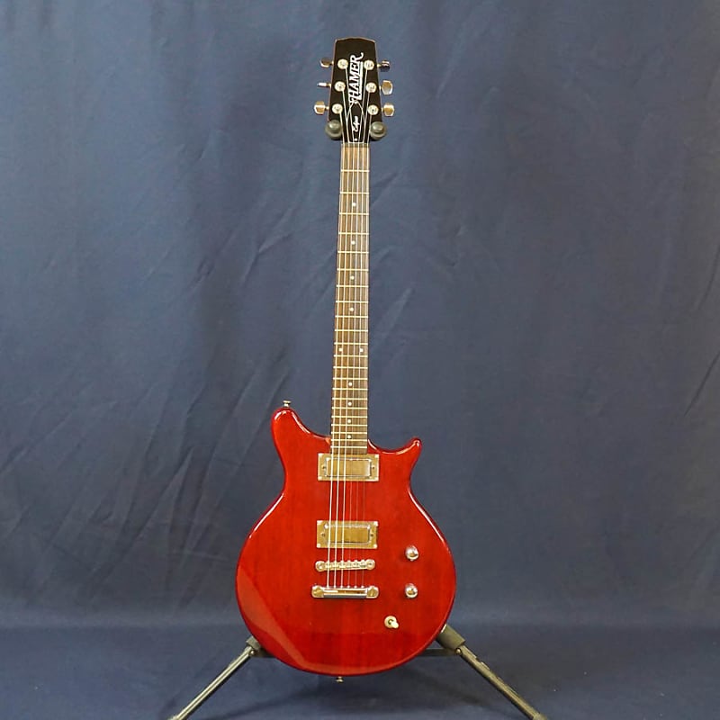 Hamer Slammer Series Eclipse 1996 - Transparent Red | Reverb