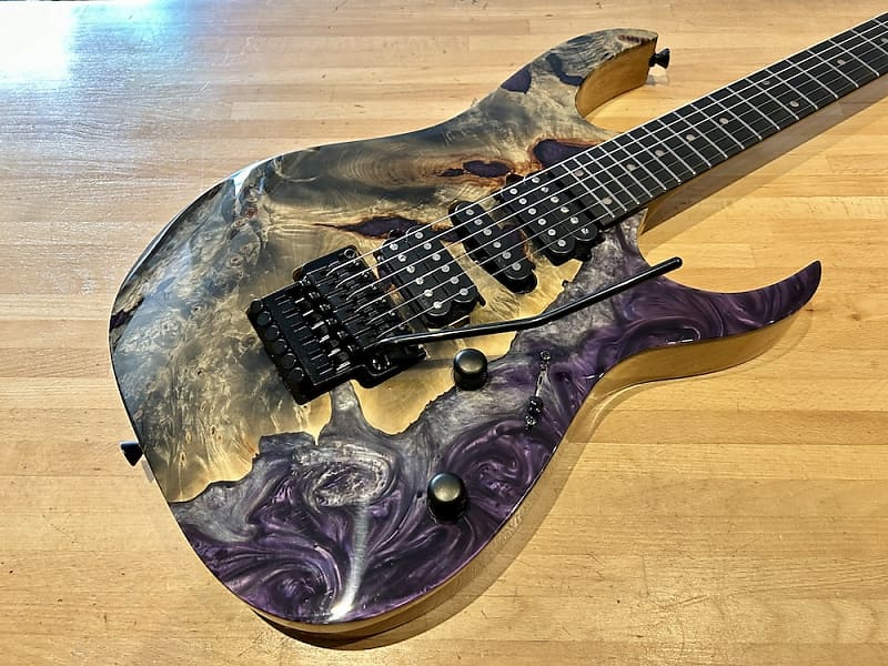 Ibanez JCRG23G01 Ltd Ed J.Custom Prestige Buckeye Burl & | Reverb