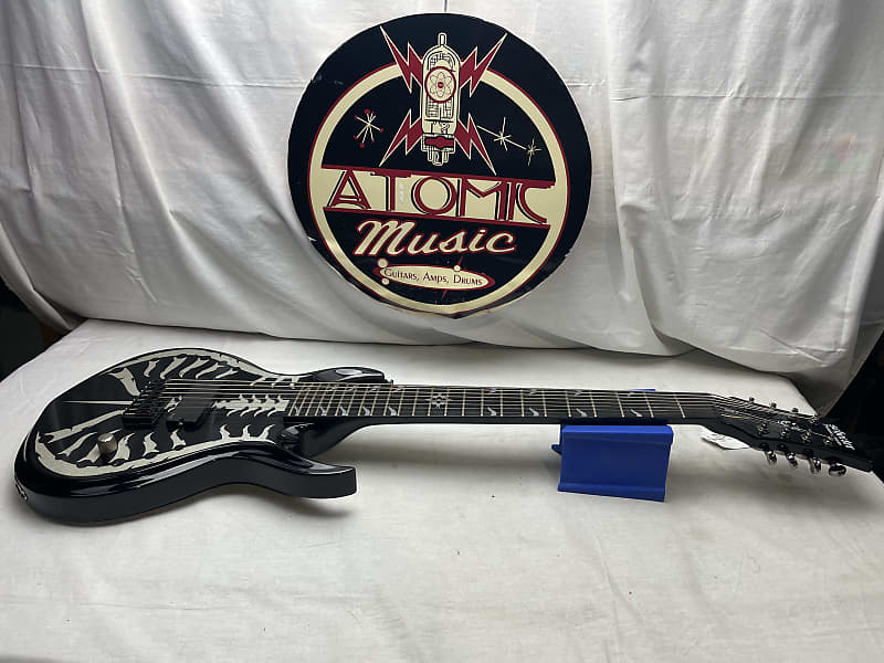 Schecter Diamond Series Spine-8 8-string Guitar 2009 - Black | Reverb