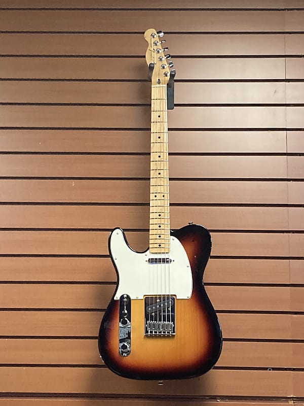 Fender Standard Telecaster Left Handed in 3-Color Sunburst | Reverb