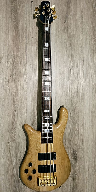Spector Euro 2002 Left-Handed - Natural Flame Maple | Reverb