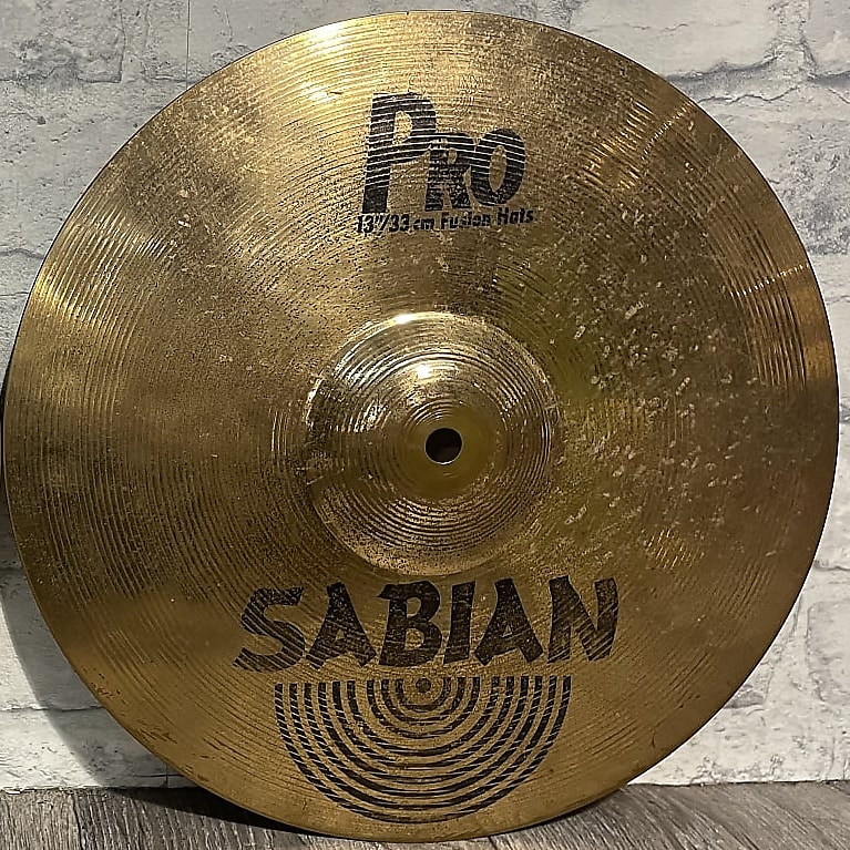 Sabian 13" Pro Fusion Hi-Hat Cymbals (Pair) 1996 - 2004 | Reverb UK