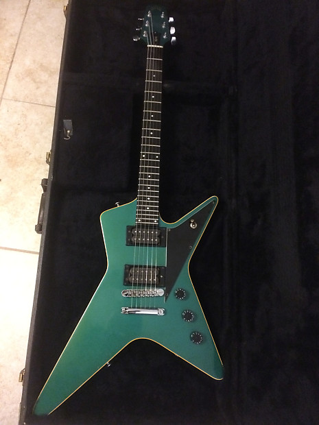 Guild X-82 Nova 1981 Metallic Green w OHSC pretty cool | Reverb