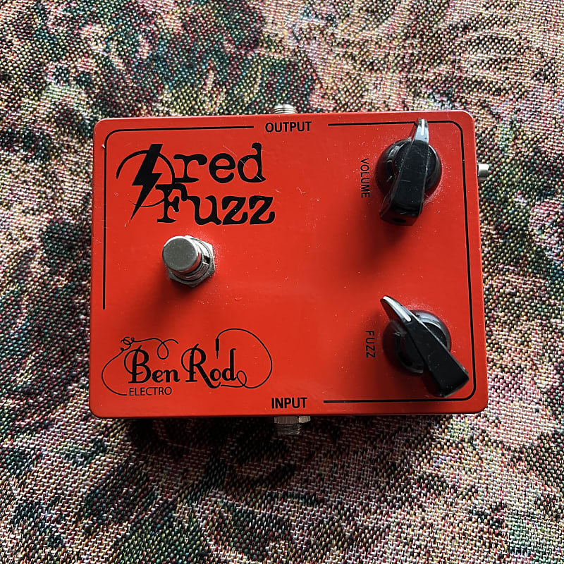 Benrod Electro Red Fuzz Handmade in France | Reverb