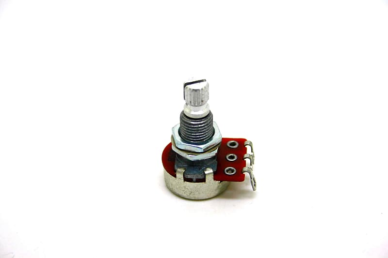 MINI POTENTIOMETER B50K 50K 16MM LONG SHAFT WITH CENTER | Reverb