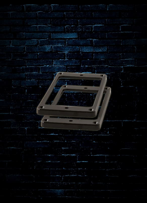 PRS Straight Humbucker Pickup Rings (Set of 2) - Black | Reverb