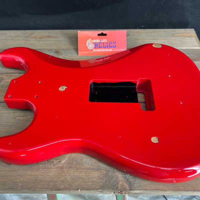 Real Life Relics Strat® Body Aged Fiesta Red Nitro 4 Lb 11 Oz | Reverb