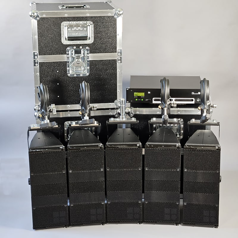d&b Audiotechnik system with 5 T-10 speakers 1 D6 amp, 3 | Reverb