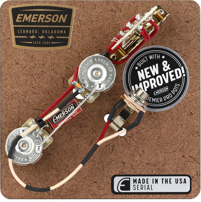 Emerson Custom 4-way Prewired Kit for Telecaster Guitars - | Reverb