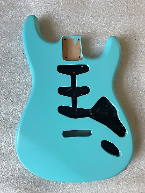 Light Blue SSS Alder Wood Stratocaster Strat Style Guitar | Reverb