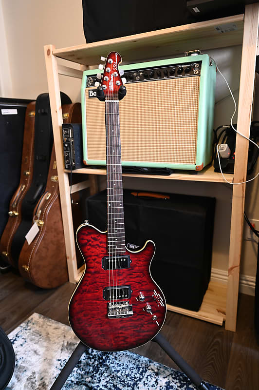 Ernie Ball Music Man 25th Anniversary 2010 - Red Burst | Reverb