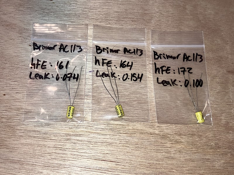 Three Vintage Brimar AC113 Germanium PNP Transistors - AC 113 | Reverb