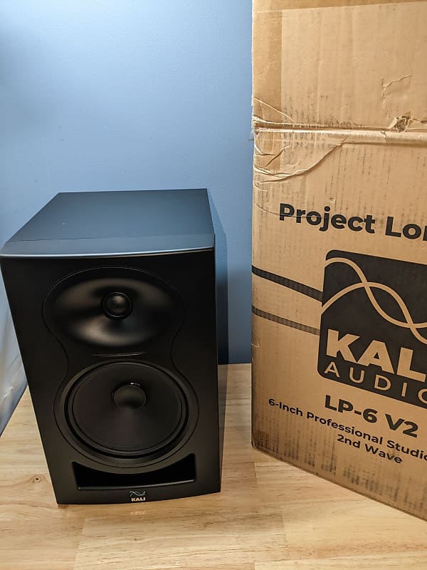 2x Pair Kali Audio LP-6 V2 Active Studio Monitor - Black | Reverb