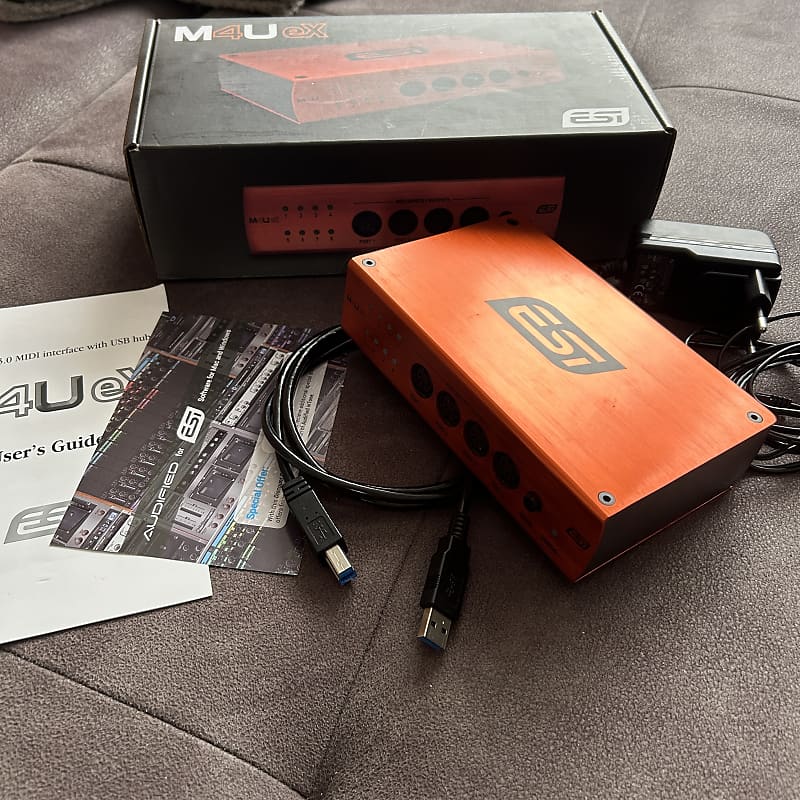 ESI M4U eX - USB3 Midi Interface | Reverb