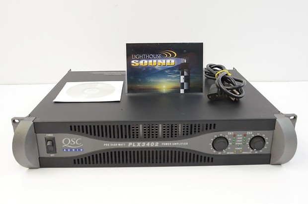 QSC PLX-3402 2-Channel Power Amplifier PLX3402 AMP | Reverb