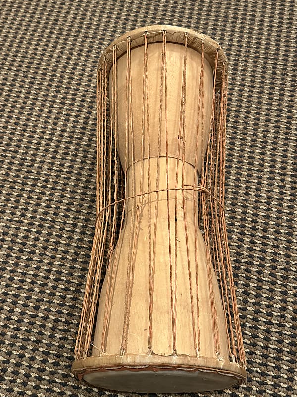 African Nigerian Talking Drum Large 2000s - Natural | Reverb