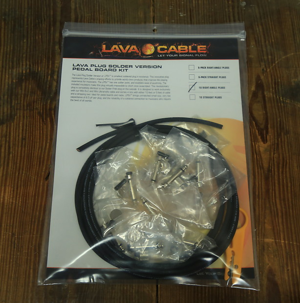 Lava Cable Lava Plug Solder Version Pedal Board Kit | Reverb