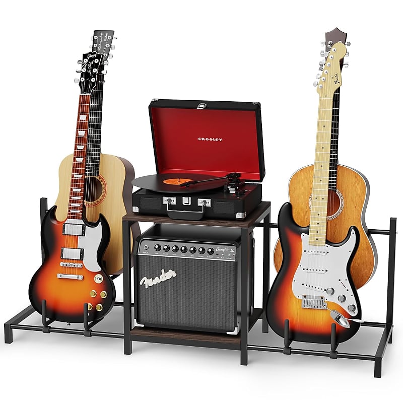 Guitar Stand, 4-Tier Guitar Rack For Acoustic, Electric And | Reverb