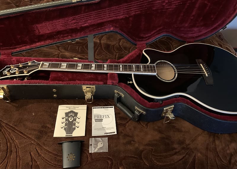 Guild F65CE Late 90's - Black | Reverb