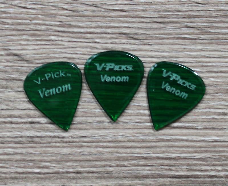 V-Picks Venom Custom Guitar Pick 1.5mm 3-Picks | Reverb